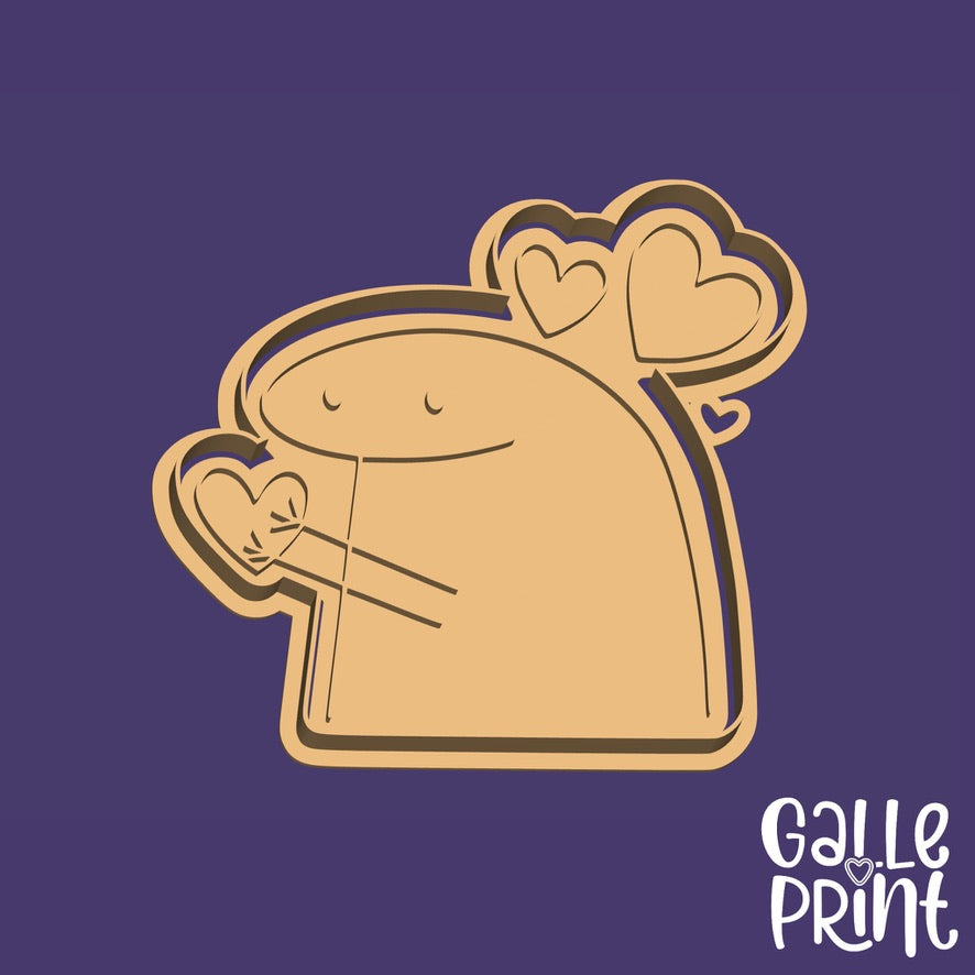 CORTADOR Y MARCADOR - FLORK DANDO CORAZON – Galleprint