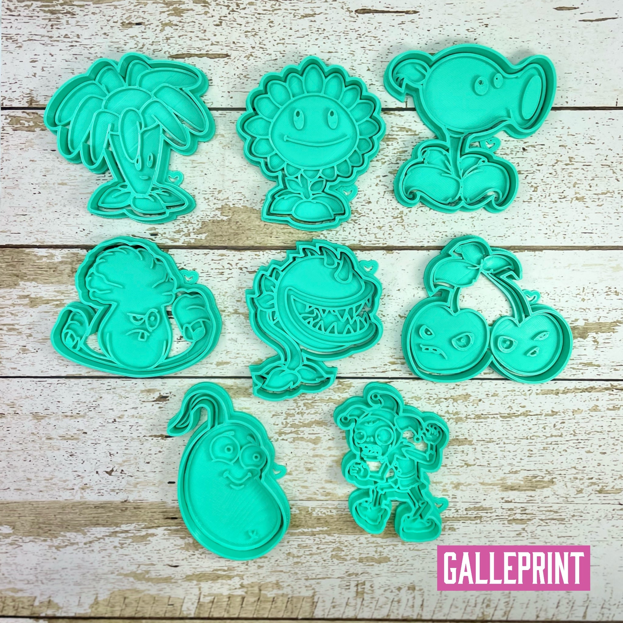 SET DE CORTADORES Y MARCADORES - PLANTAS VS ZOMBIES 2 – Galleprint